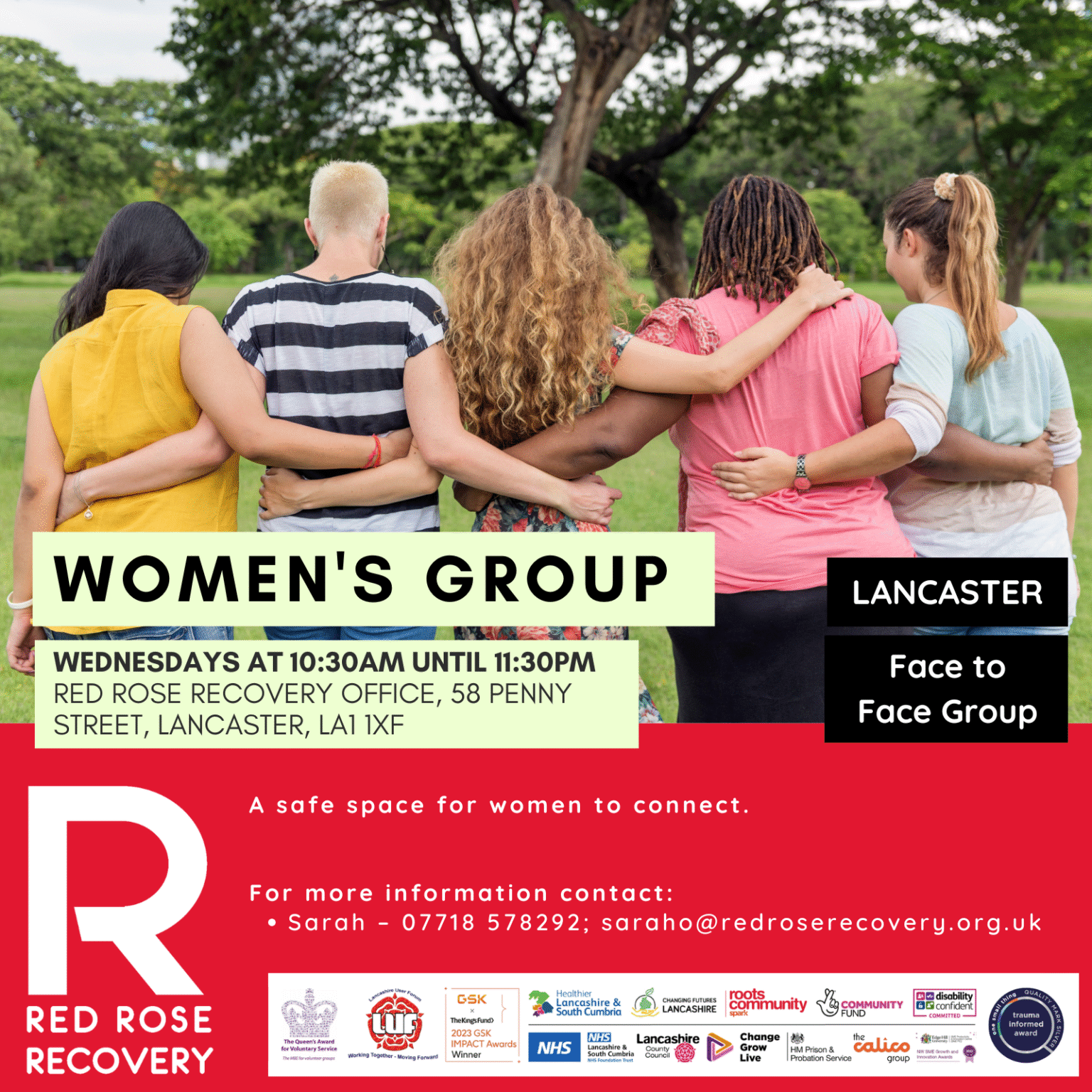What's On - Red Rose Recovery